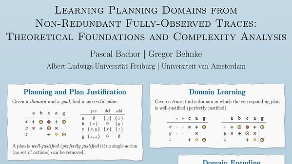Learning Planning Domains from Non-redundant Fully-Observed Traces ...