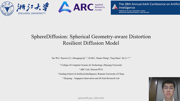 SphereDiffusion: Spherical Geometry-Aware Distortion Resilient Diffusion Model | Underline