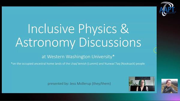 Underline | Inclusive Physics & Astronomy Discussions at Western ...