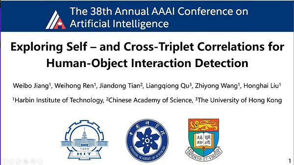 Underline Exploring Self And Cross Triplet Correlations For Human