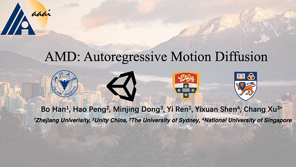 Underline | AMD: Autoregressive Motion Diffusion | VIDEO Underline | AMD: Autoregressive Motion Diffusion | VIDEO