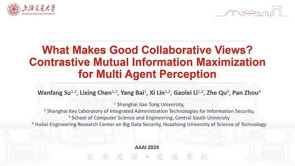 Underline | What Makes Good Collaborative Views? Contrastive Mutual Information Maximization for ...