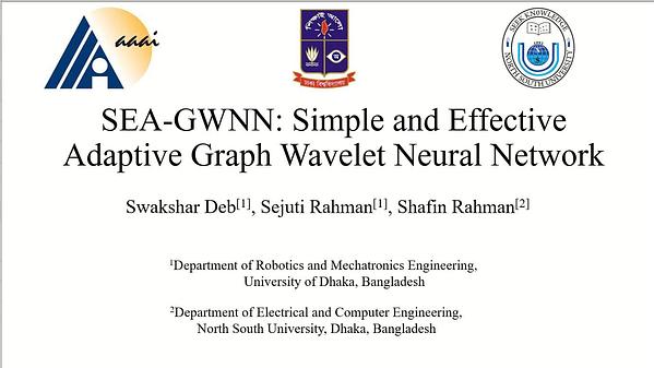 Underline | SEA-GWNN: Simple and Effective Adaptive Graph Wavelet Neural Network