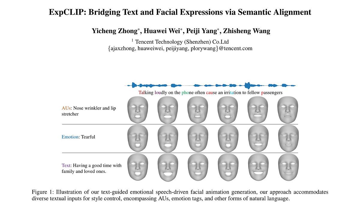 Underline | ExpCLIP: Bridging Text and Facial Expressions via Semantic Alignment