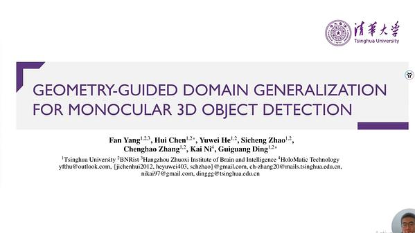 Underline Geometry Guided Domain Generalization For Monocular 3d