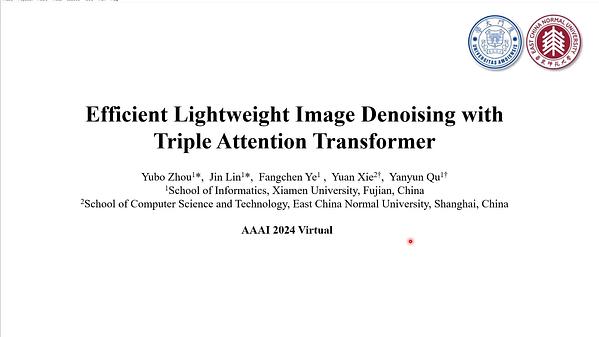 Underline | Efficient Lightweight Image Denoising with Triple Attention ... Underline | Efficient Lightweight Image Denoising with Triple Attention ...
