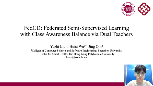 Underline | FedCD: Federated Semi-supervised Learning with Class Awareness Balance via Dual Teachers