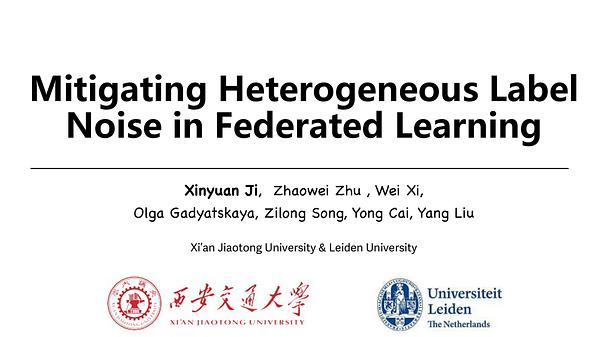 Underline | FedFixer: Mitigating Heterogeneous Label Noise in Federated ... Underline | FedFixer: Mitigating Heterogeneous Label Noise in Federated ...