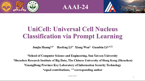 Underline | UniCell: Universal Cell Nucleus Classification via Prompt ...