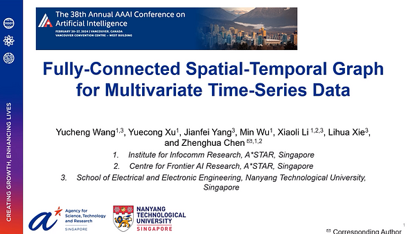 Underline | Fully-Connected Spatial-Temporal Graph for Multivariate ... Underline | Fully-Connected Spatial-Temporal Graph for Multivariate ...