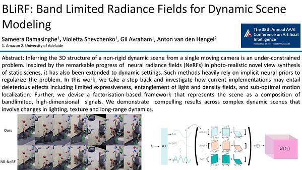 Underline | BLiRF: Bandlimited Radiance Fields for Dynamic Scene Modeling