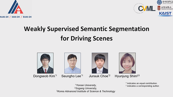 Underline | Weakly Supervised Semantic Segmentation for Driving Scenes Underline | Weakly Supervised Semantic Segmentation for Driving Scenes