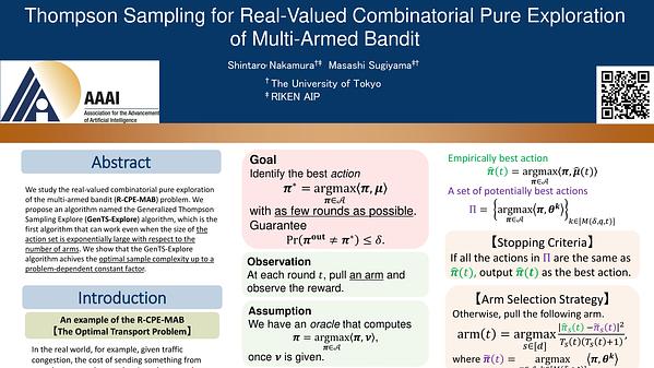 Underline | Thompson Sampling for Real-Valued Combinatorial Pure ...