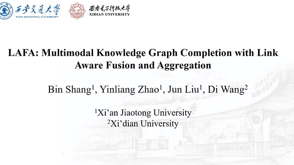 LAFA: Multimodal Knowledge Graph Completion with Link Aware Fusion and Aggregation | Underline