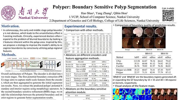 Polyper: Boundary Sensitive Polyp Segmentation | Underline