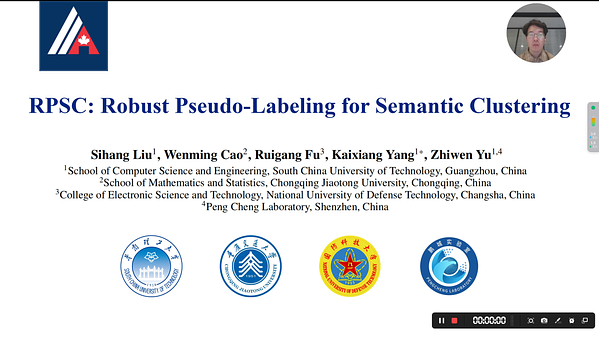Underline | RPSC: Robust Pseudo-Labeling for Semantic Clustering Underline | RPSC: Robust Pseudo-Labeling for Semantic Clustering