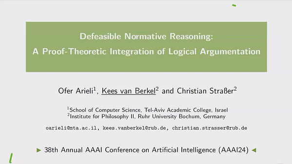 Underline Defeasible Normative Reasoning A Proof Theoretic Integration Of Logical