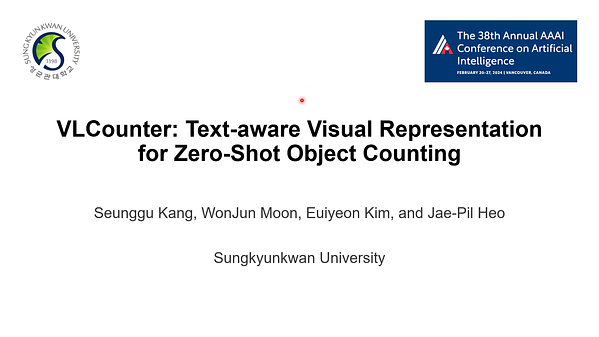 Underline | VLCounter: Text-Aware Visual Representation for Zero-Shot Object Counting