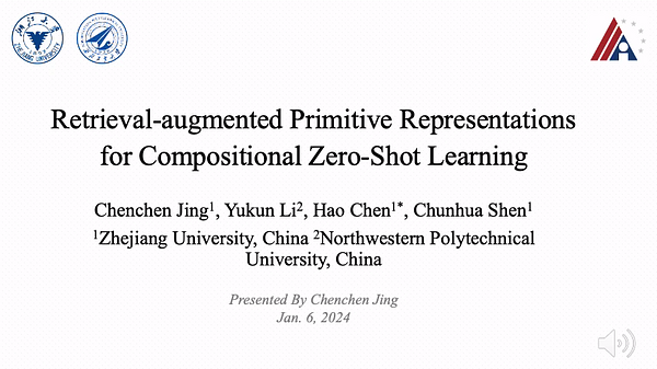 Underline Retrieval Augmented Primitive Representations For Compositional Zero Shot Learning