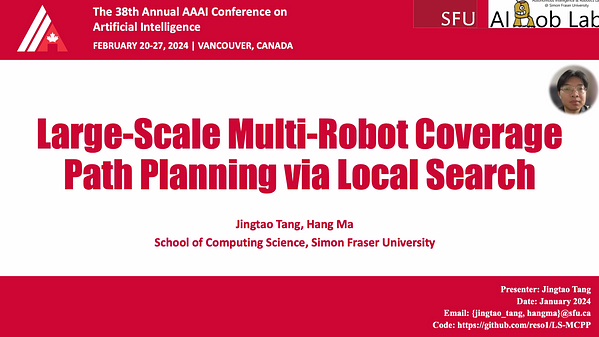 Large-Scale Multi-Robot Coverage Path Planning via Local Search | Underline