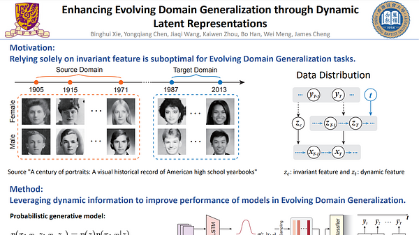 Underline | Enhancing Evolving Domain Generalization through Dynamic Latent Representations