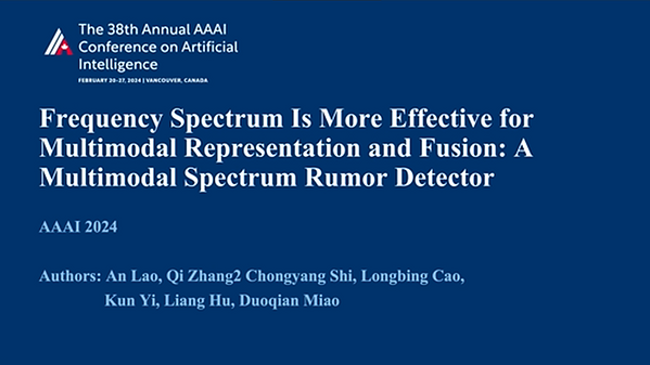 Underline | Frequency Spectrum Is More Effective for Multimodal Representation and Fusion: A ...