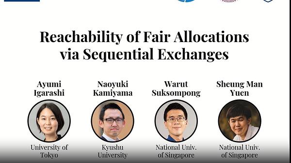 Reachability of Fair Allocations via Sequential Exchanges | Underline