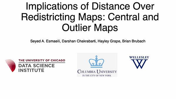 Implications of Distance over Redistricting Maps: Central and Outlier Maps | Underline