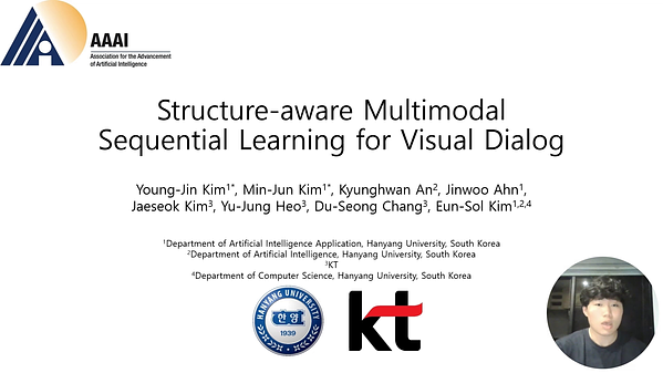 Structure-Aware Multimodal Sequential Learning for Visual Dialog | VIDEO | Underline