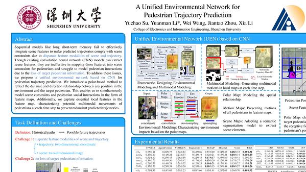 A Unified Environmental Network for Pedestrian Trajectory Prediction ...