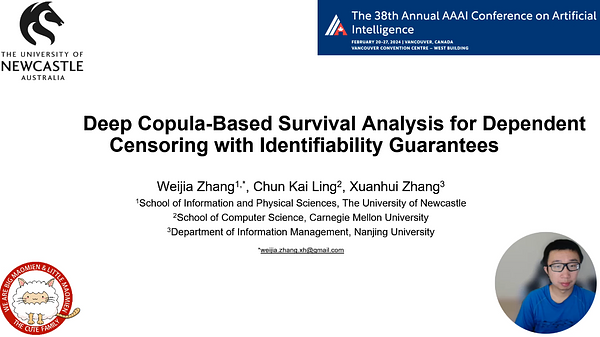Underline | Deep Copula-Based Survival Analysis for Dependent Censoring with Identifiability ...