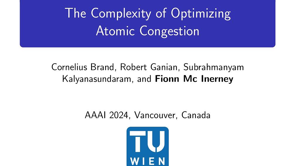 Underline The Complexity Of Optimizing Atomic Congestion