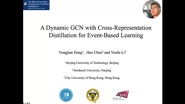 Underline | A Dynamic GCN with Cross-Representation Distillation for Event-Based Learning | VIDEO