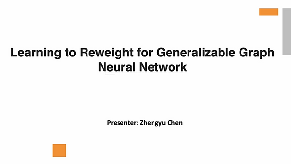 Underline | Learning to Reweight for Generalizable Graph Neural Network