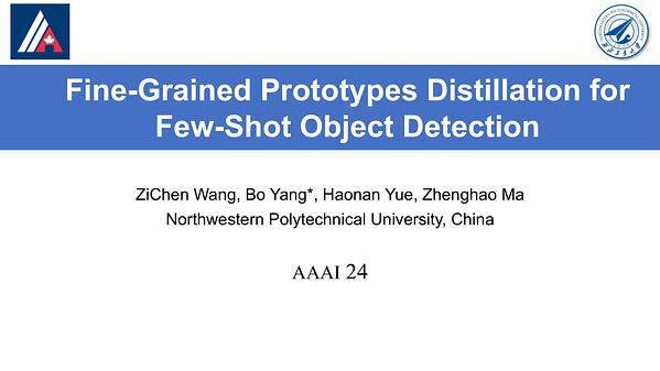 Fine-Grained Prototypes Distillation for Few-Shot Object Detection | Underline