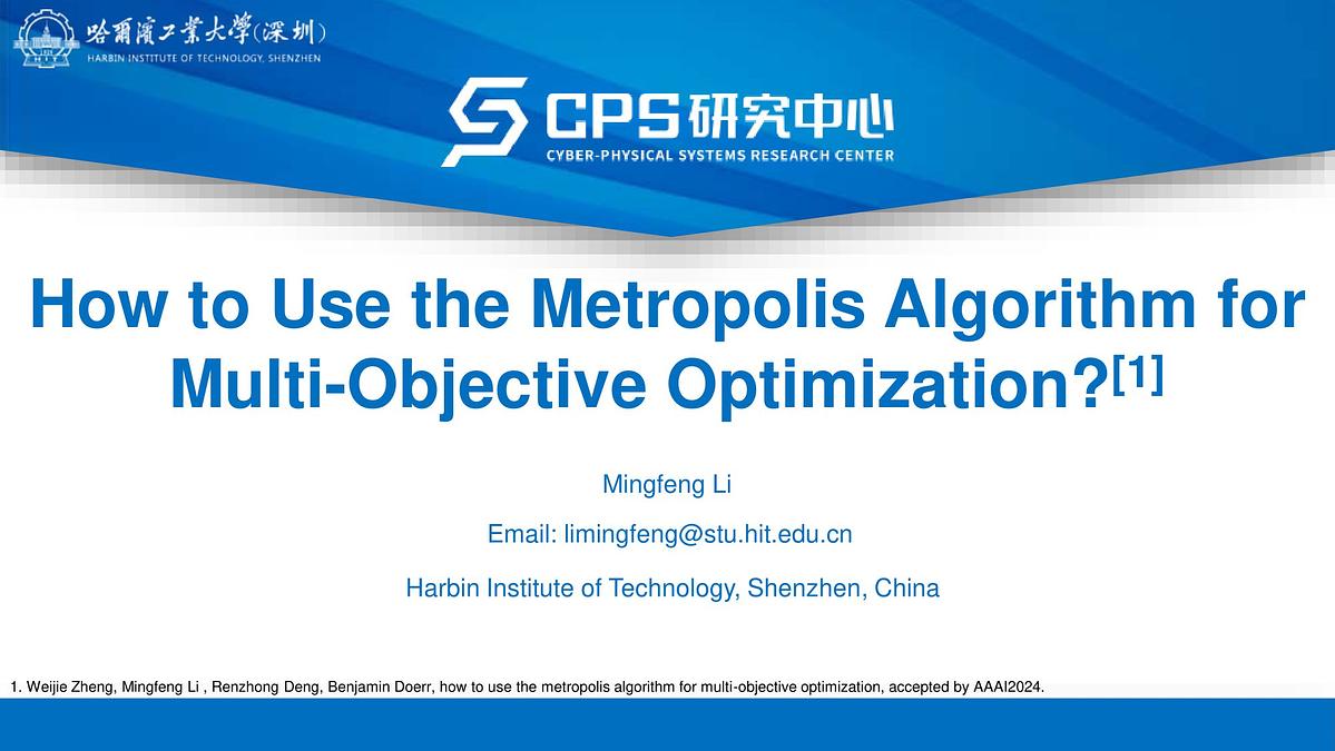 Underline | How to Use the Metropolis Algorithm for Multi-Objective Optimization?