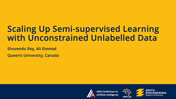 Underline | Scaling Up Semi-supervised Learning with Unconstrained Unlabelled Data | VIDEO