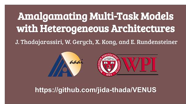 Underline | Amalgamating Multi-Task Models with Heterogeneous Architectures