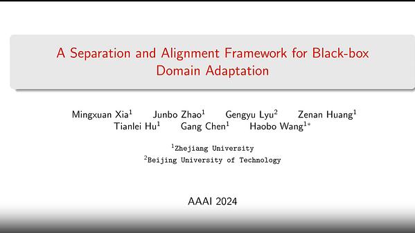 Underline | A Separation and Alignment Framework for Black-Box Domain ... Underline | A Separation and Alignment Framework for Black-Box Domain ...