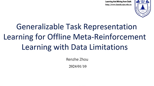 Underline | Generalizable Task Representation Learning for Offline Meta-Reinforcement Learning ...