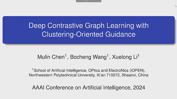 Deep Contrastive Graph Learning With Clustering Oriented Guidance 2701
