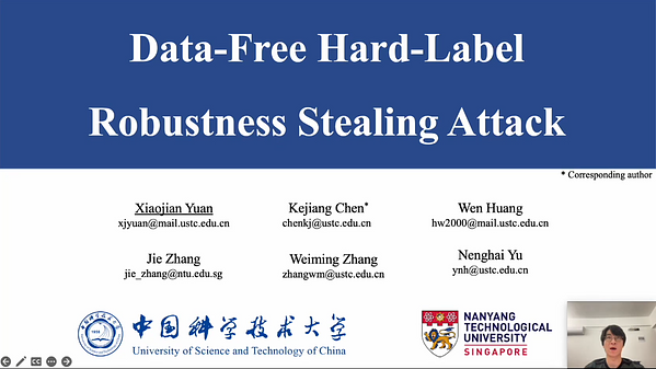 Data-Free Hard-Label Robustness Stealing Attack | Underline