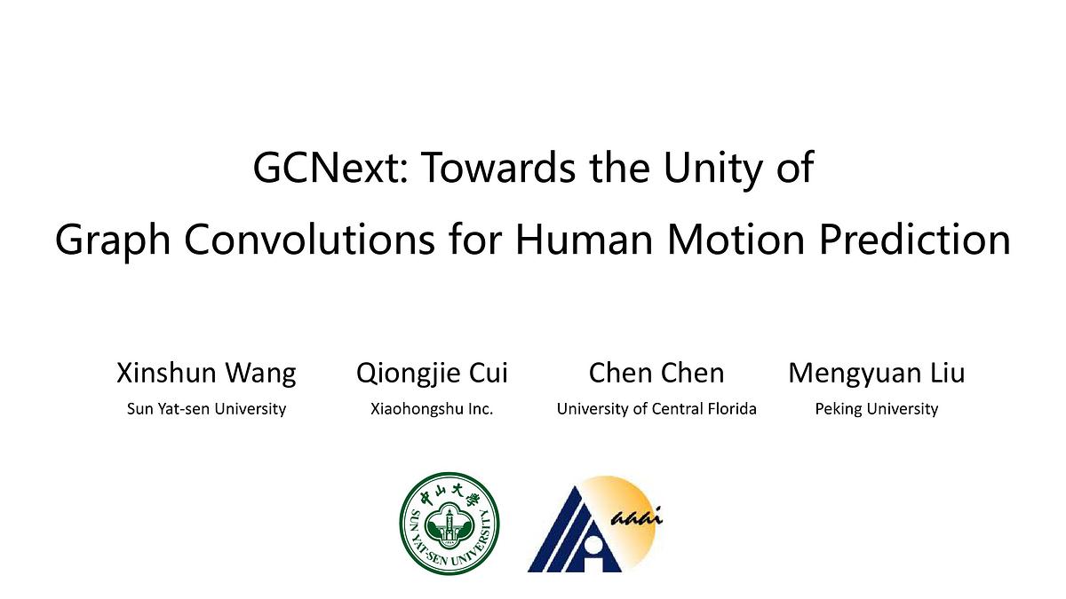 Underline Gcnext Towards The Unity Of Graph Convolutions For Human Motion Prediction