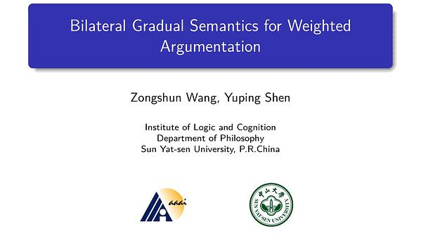 Underline | Bilateral Gradual Semantics for Weighted Argumentation