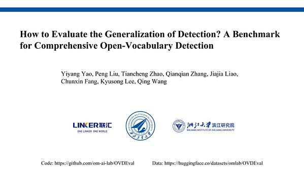 How to Evaluate the Generalization of Detection? A Benchmark for Comprehensive Open-Vocabulary ...