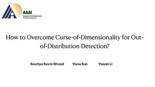 How To Overcome Curse Of Dimensionality For Out Of Distribution Detection Underline