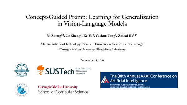 Concept-Guided Prompt Learning for Generalization in Vision-Language Models | Underline