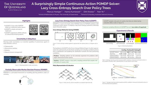 A Surprisingly Simple Continuous-Action POMDP Solver: Lazy Cross-Entropy Search over Policy ...