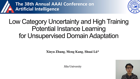 Low Category Uncertainty and High Training Potential Instance Learning for Unsupervised Domain ...