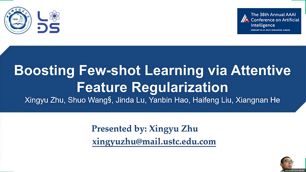 Underline | Boosting Few-Shot Learning via Attentive Feature Regularization Underline | Boosting Few-Shot Learning via Attentive Feature Regularization